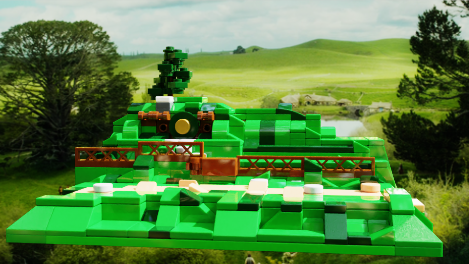 LEGO IDEAS - The Shire and Bag End - Microscale (w/ Minifig Storage!)