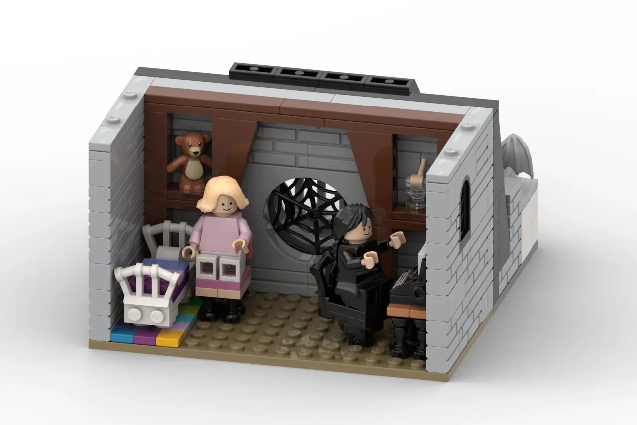 LEGO IDEAS - The Rooms of Wednesday Adams and Enid Sinclair