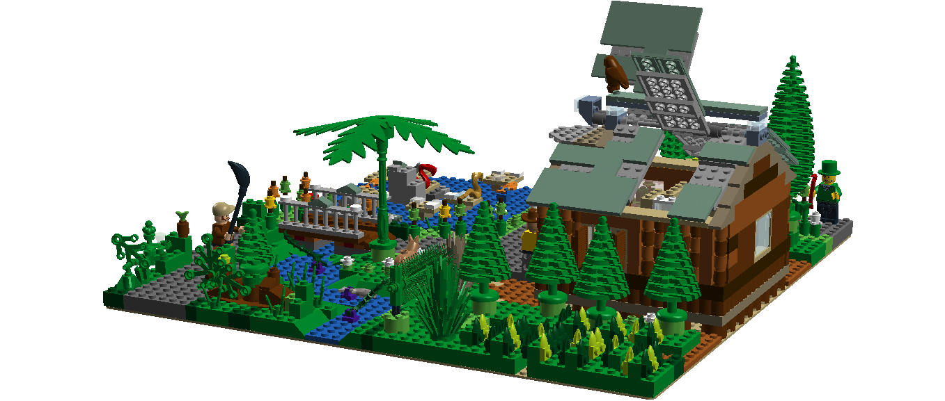 LEGO IDEAS - A Cabin in the Middle of the Atlantic Forest
