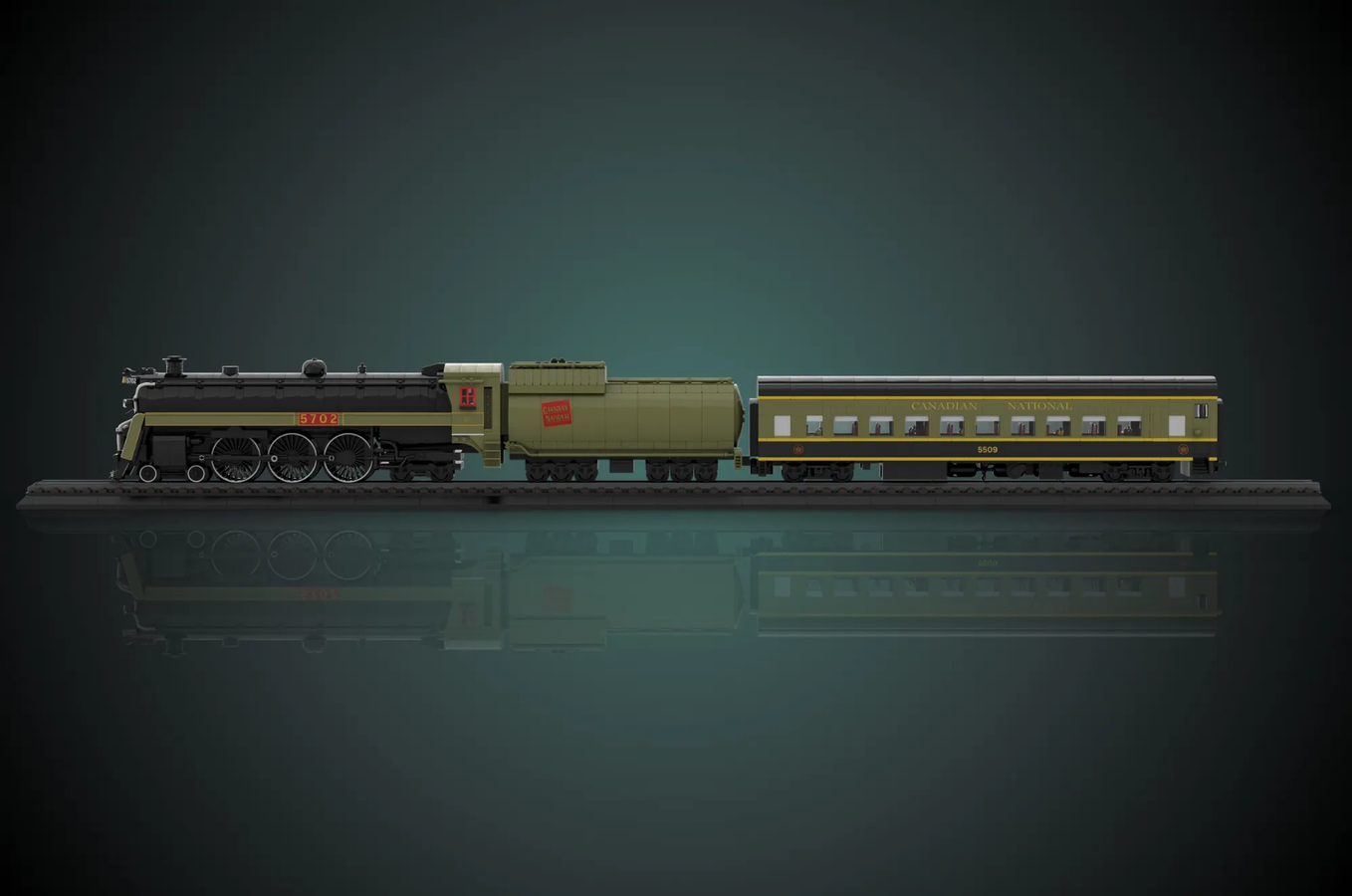 LEGO IDEAS - Canadian National 5702 Locomotive