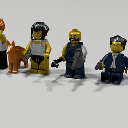 LEGO IDEAS - Cowboy Bebop: Swordfish II, Hammerhead, Red Tail