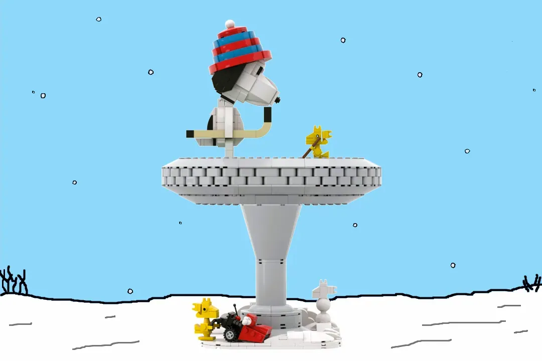 LEGO IDEAS - Snoopy - Hockey