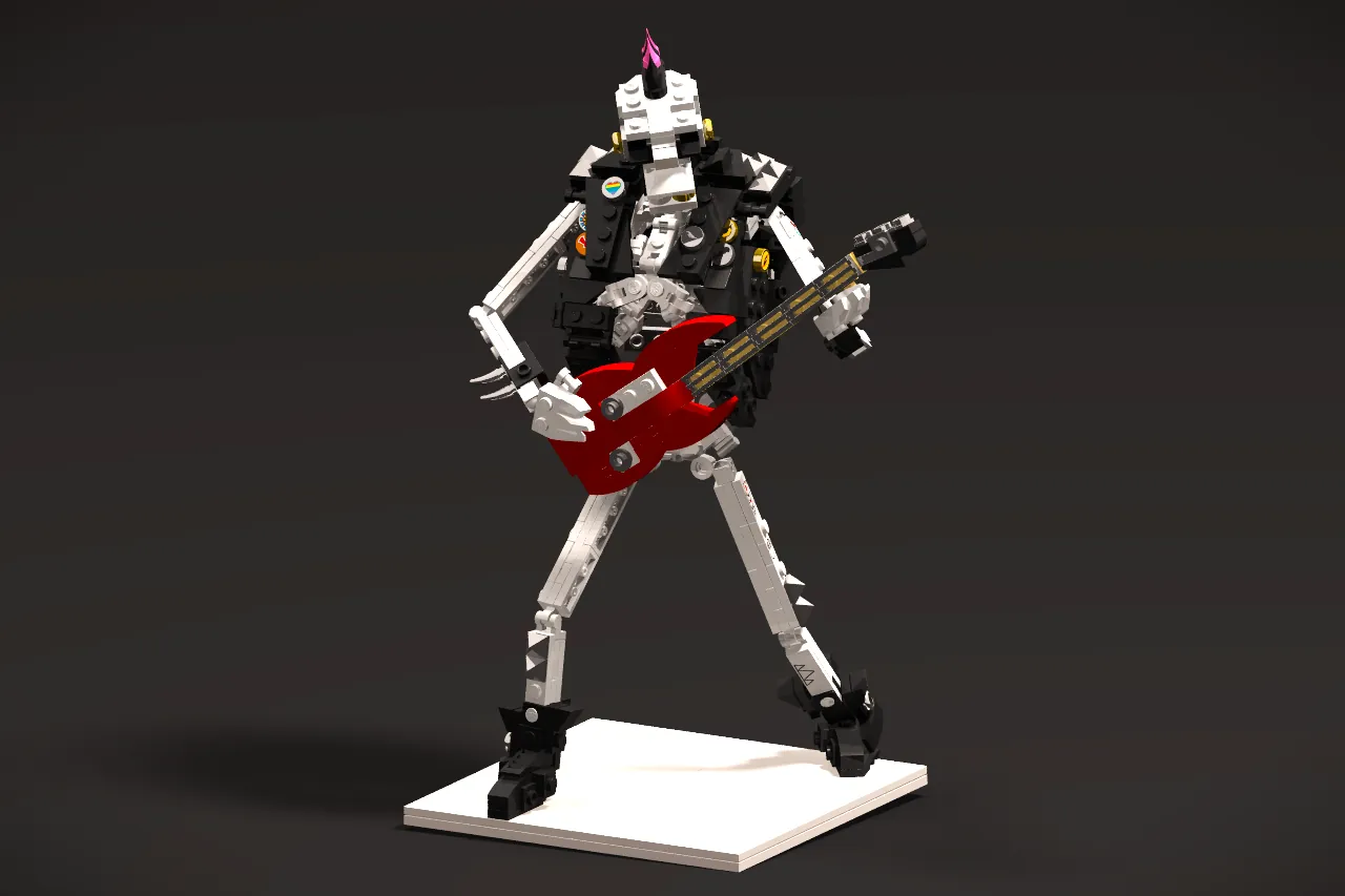 LEGO IDEAS - Punk Rock Skeleton