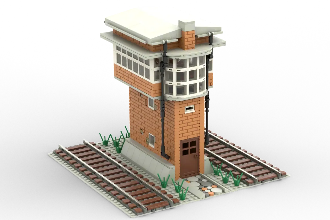 LEGO IDEAS - Train Control Tower to Manage Two Tracks.