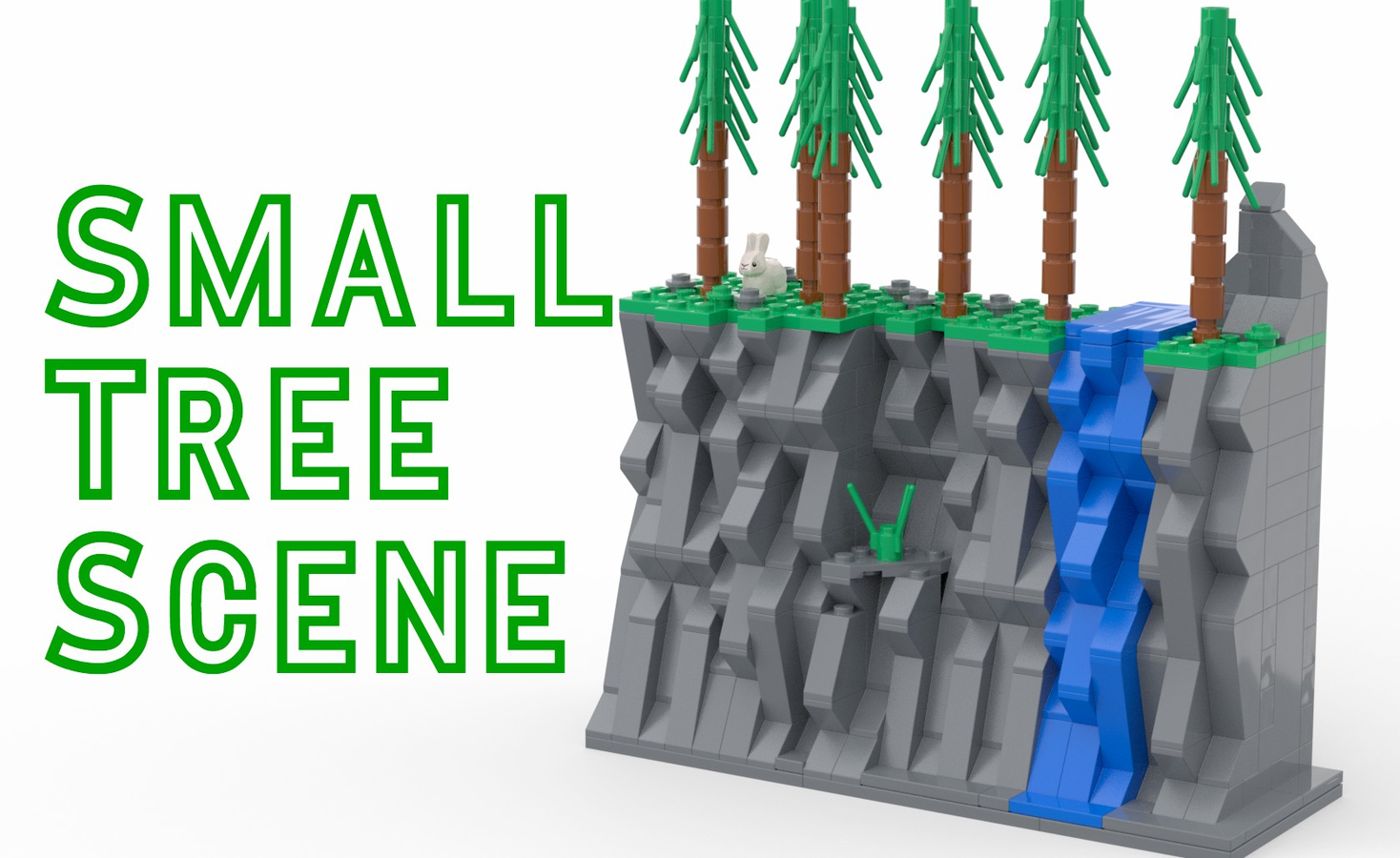 LEGO IDEAS - Miniature Mountain and Forest Scene