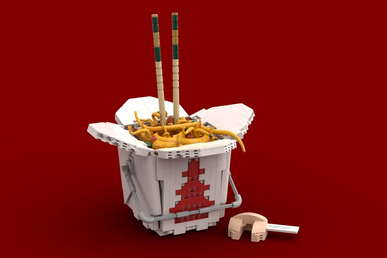 LEGO IDEAS - Chinese Takeout Container & Fortune Cookie
