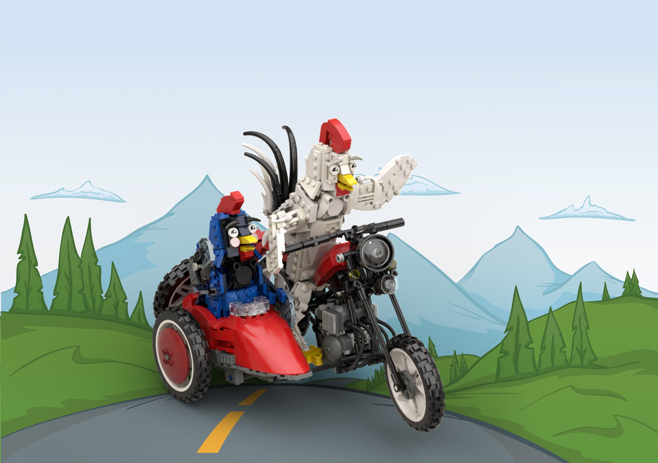 LEGO IDEAS - Chicken French Road Trip