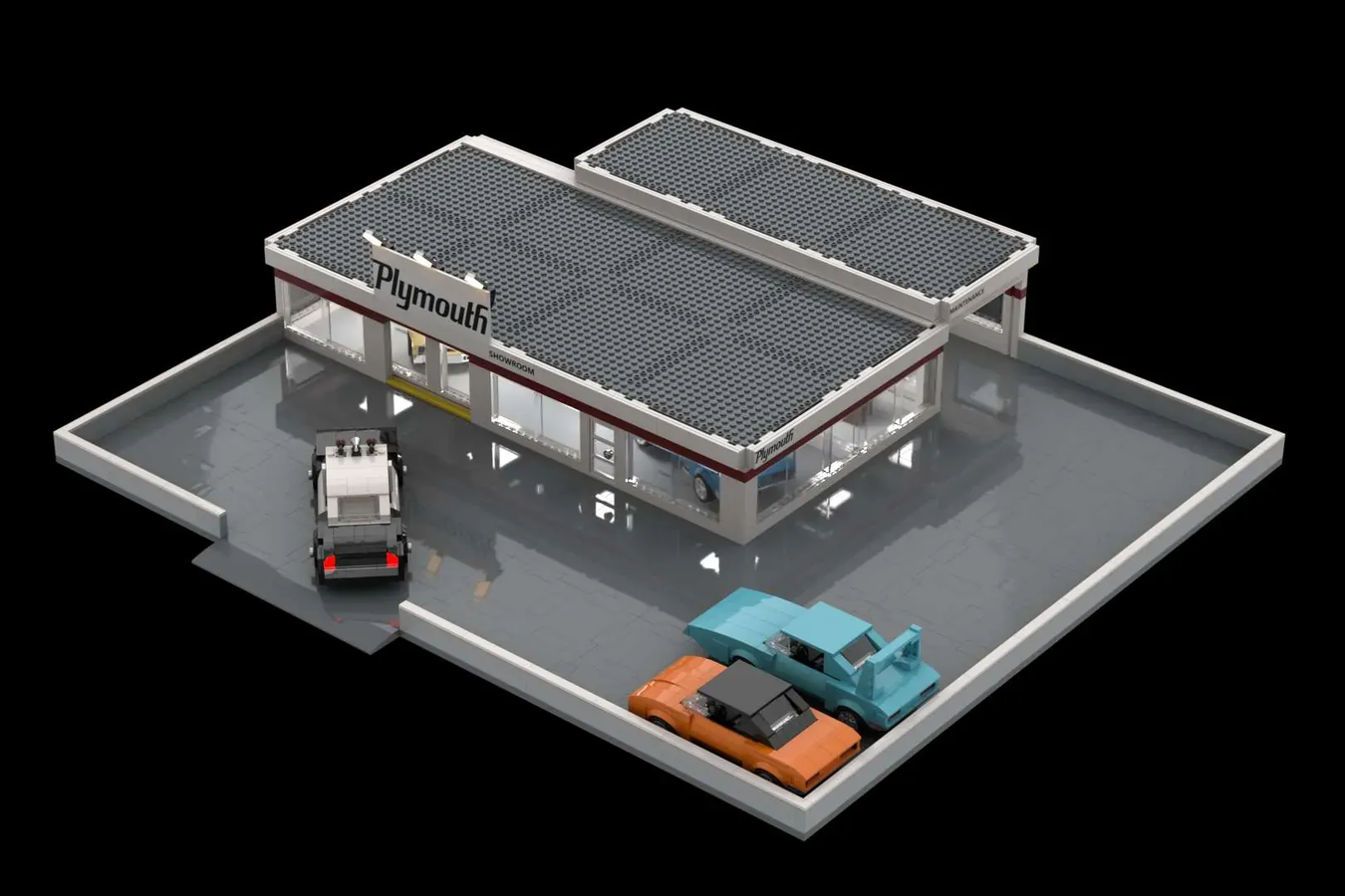 LEGO IDEAS - Speed Champions: Plymouth Dealership
