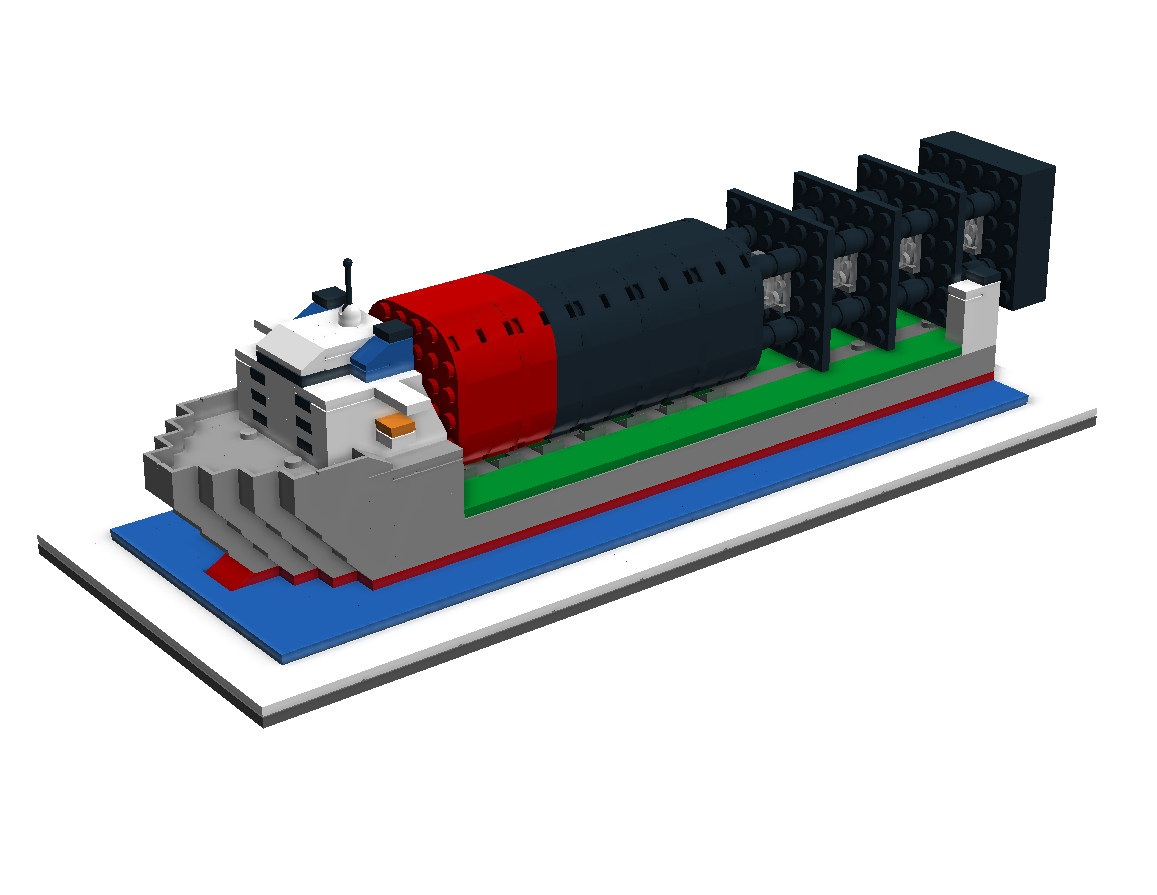 LEGO IDEAS - Heavylift Vessel with Spar