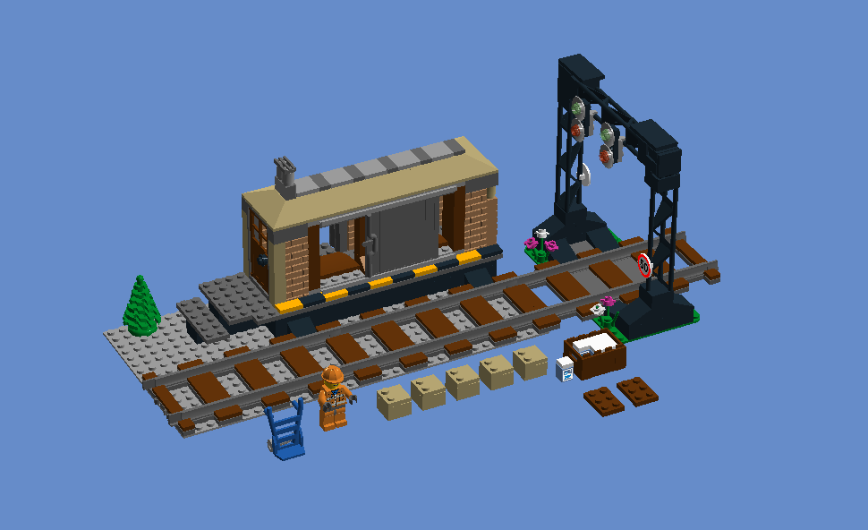 LEGO IDEAS - Train Warehouse
