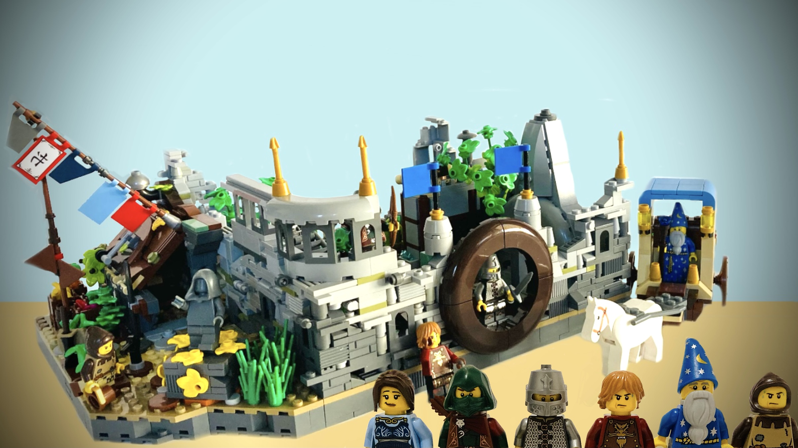 LEGO IDEAS - Village in the Castle Ruins