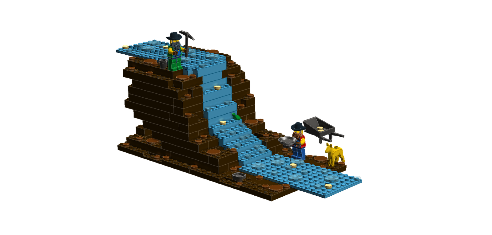 California Gold Rush Diorama