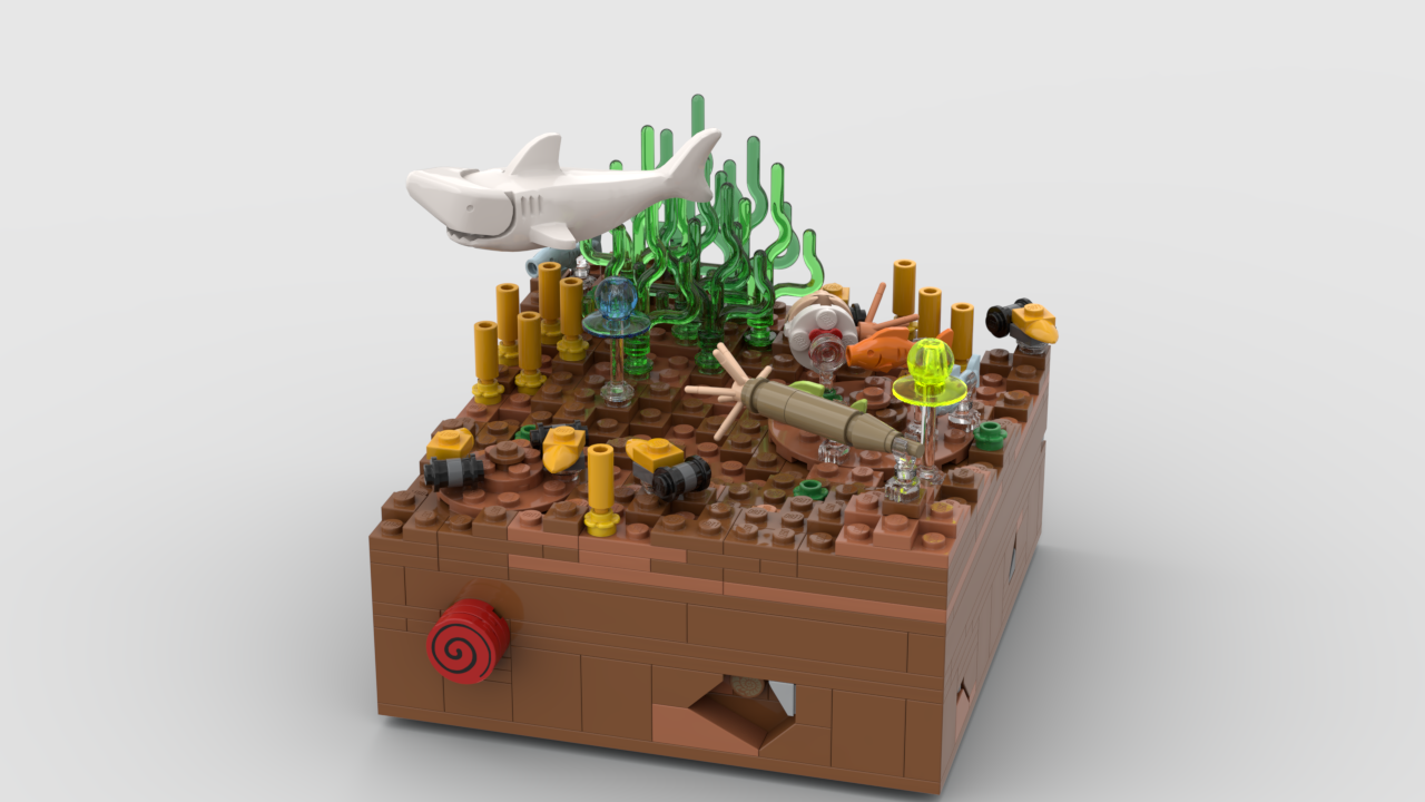 LEGO IDEAS - Early Ocean Scene (With Moving Parts!)