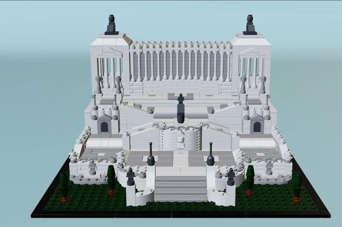 LEGO IDEAS - Victor Emmanuel II National Monument, Rome, Italy.