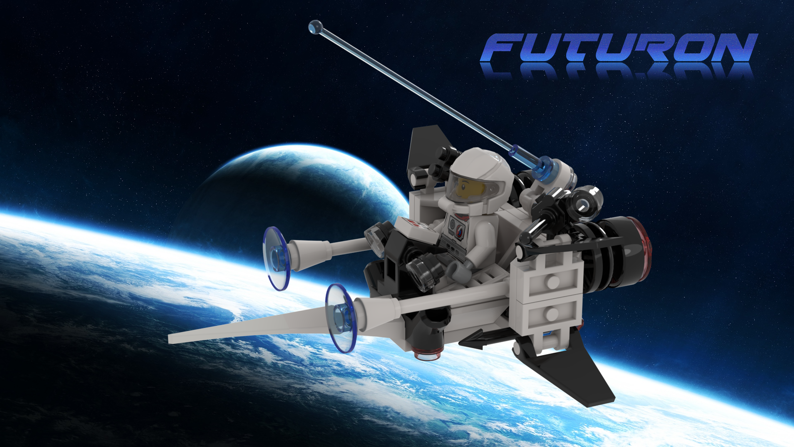 LEGO IDEAS - Futuron® T-1 "Scorpion" - Ultra-Compact Space Interceptor