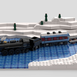 LEGO IDEAS - Polar Express Display