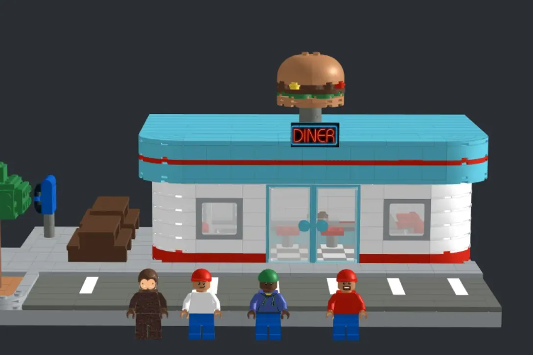 LEGO IDEAS - Sneaky Sasquatch: The Diner