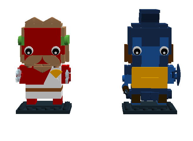 LEGO IDEAS - Brickheadz : Zues and Hoplite
