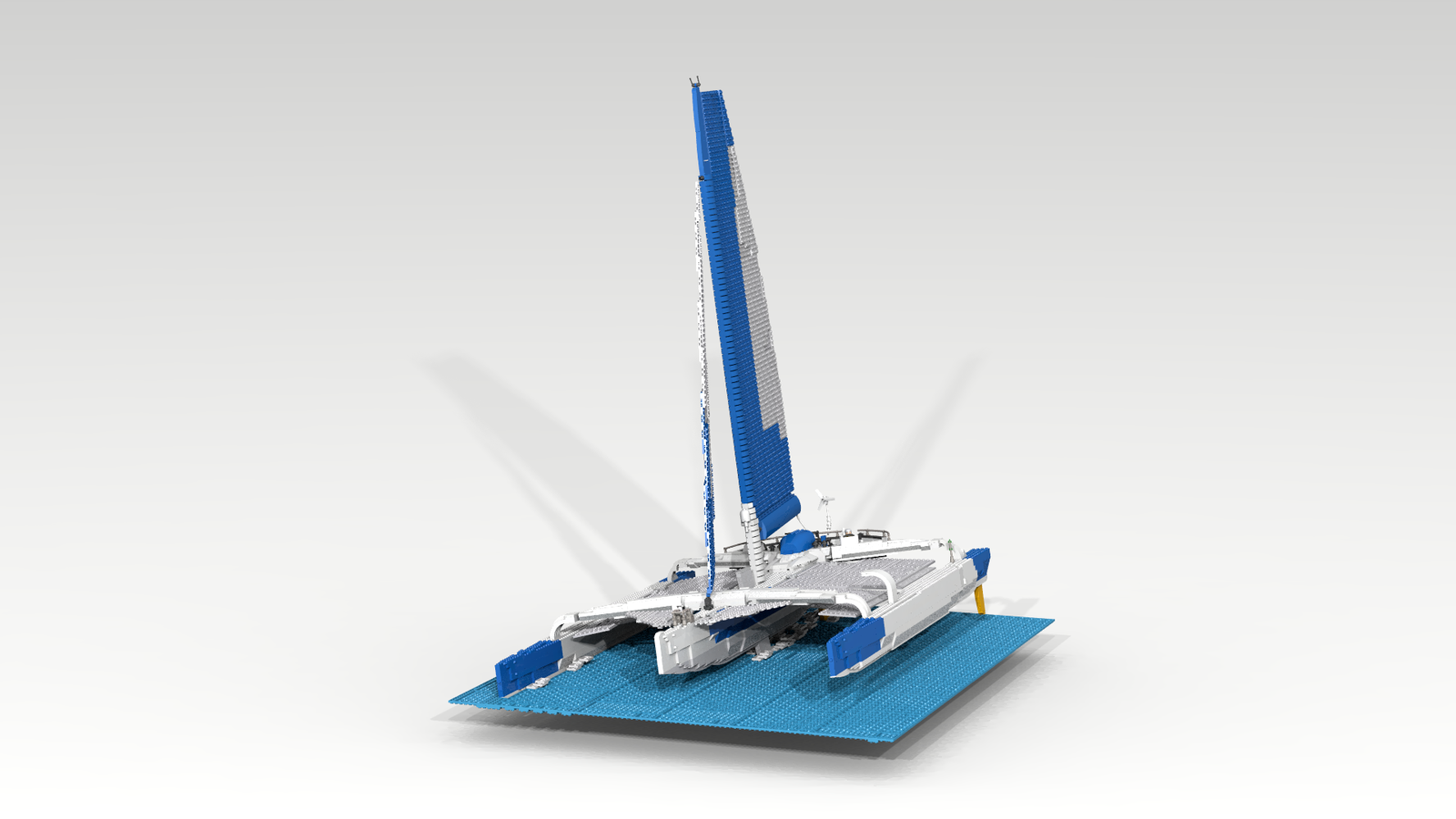 LEGO IDEAS - Sailboat: Maxi Solo Trimaran Banque Populaire VII