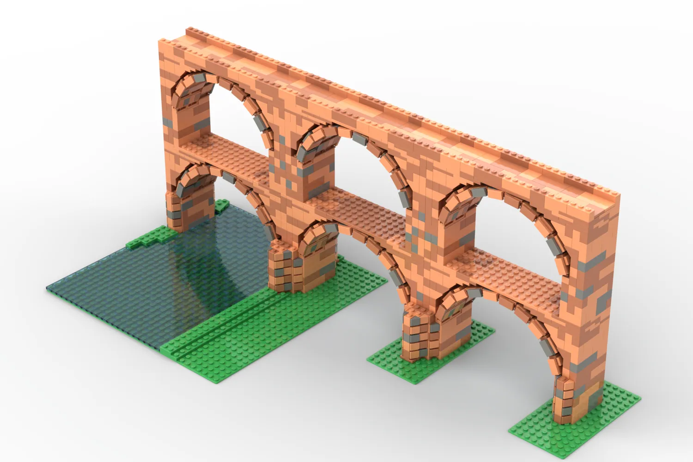 Roman Aqueducts Model Pont Du Gard (Roman Aqueduct) UNESCO World