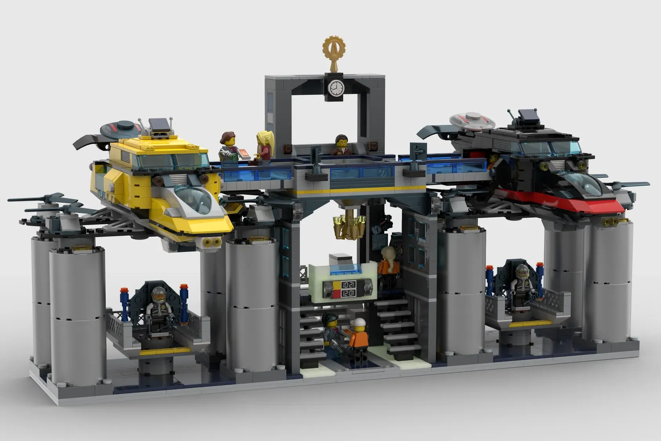 LEGO IDEAS - Complex One - Quadcopter Boarding Area