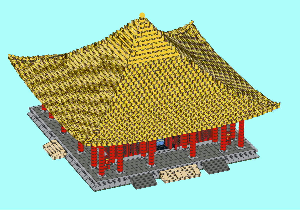LEGO IDEAS - Hall of Central Harmony - Forbidden City - Beijing - PRC