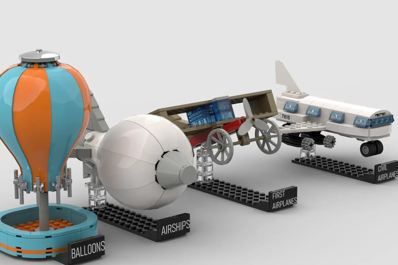 LEGO IDEAS - Evolution Of Flying