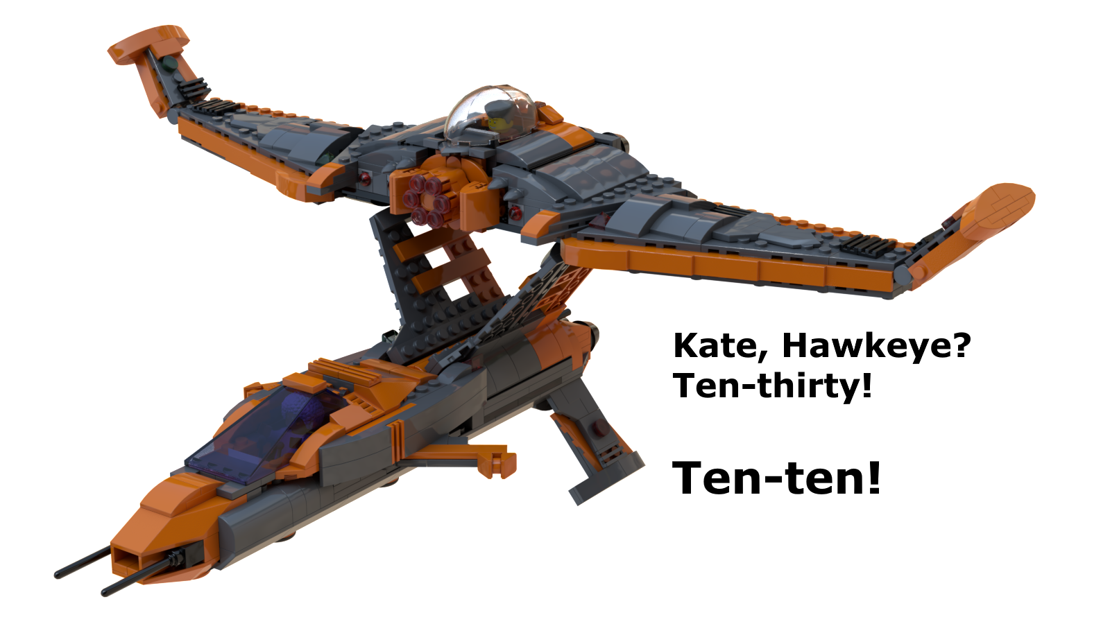 LEGO IDEAS - Hawkwing From Gerry Anderson's Terrahawks