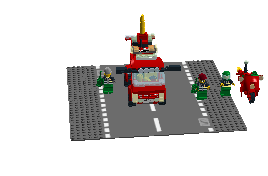 LEGO IDEAS - Forest Ranger Fire Truck and Motorcycle: Part 1