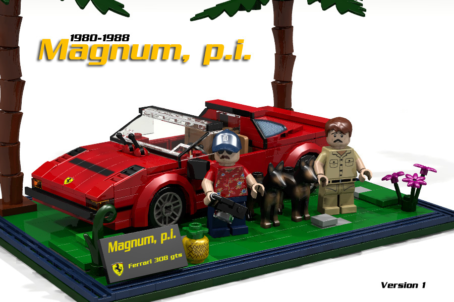 LEGO IDEAS - Magnum P.I. Including a Ferrari 308 GTS