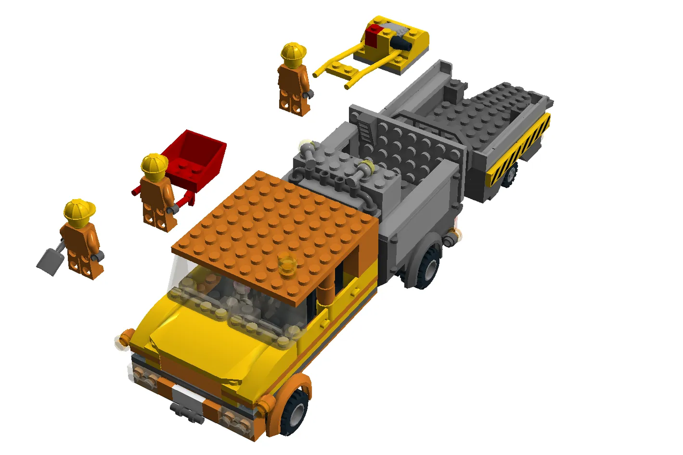 LEGO IDEAS - Team Transporter / Road Construction
