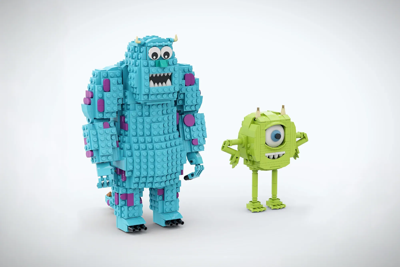 LEGO IDEAS - Sulley and Mike From the Monsters, Inc.