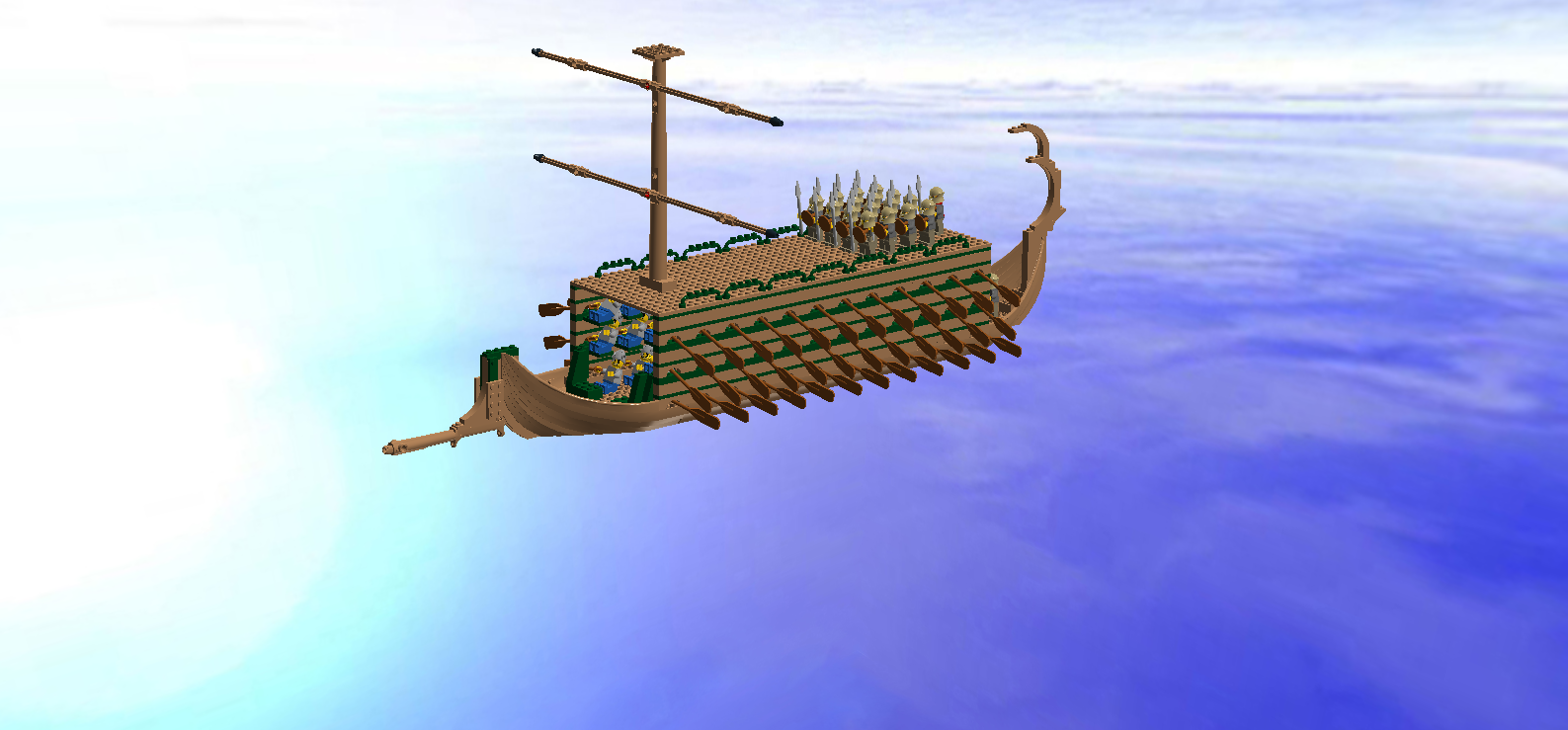 Greek Trireme Minecraft