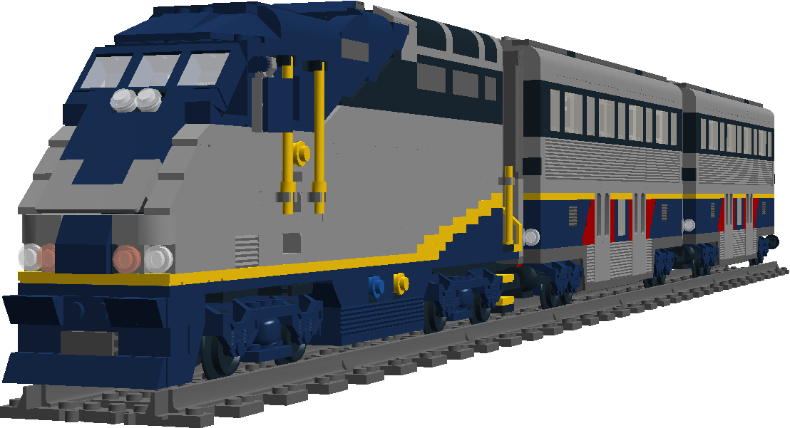 LEGO IDEAS - Amtrak Capitol Corridor train set