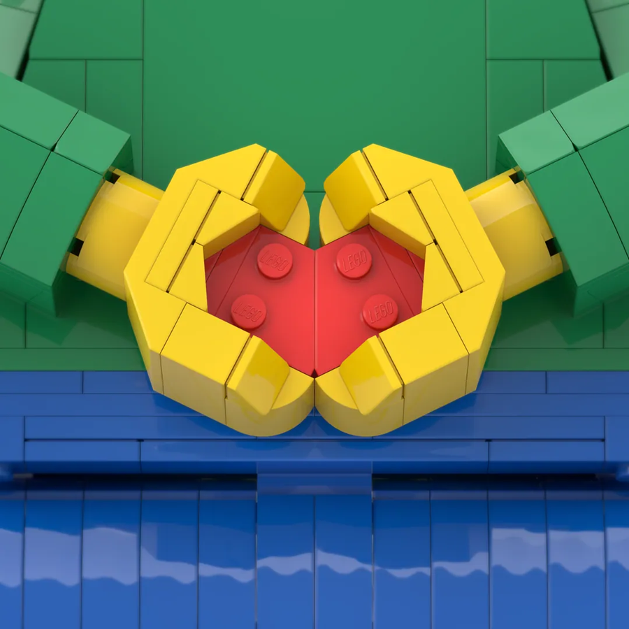 LEGO IDEAS - Build a Heart, Share the Love! - Minifigure Heart Hands
