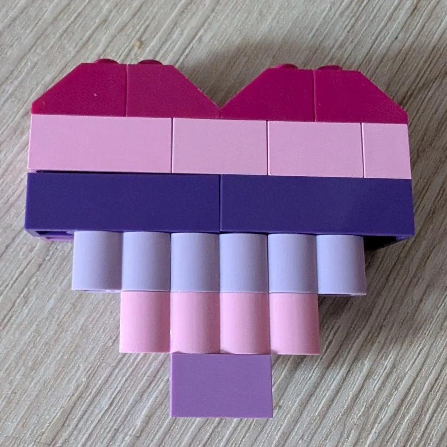 LEGO IDEAS - Build a heart! Share the joy - Lovely Lego Loveheart