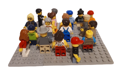 LEGO IDEAS - Spooky Backgrounds - Scary Crowd