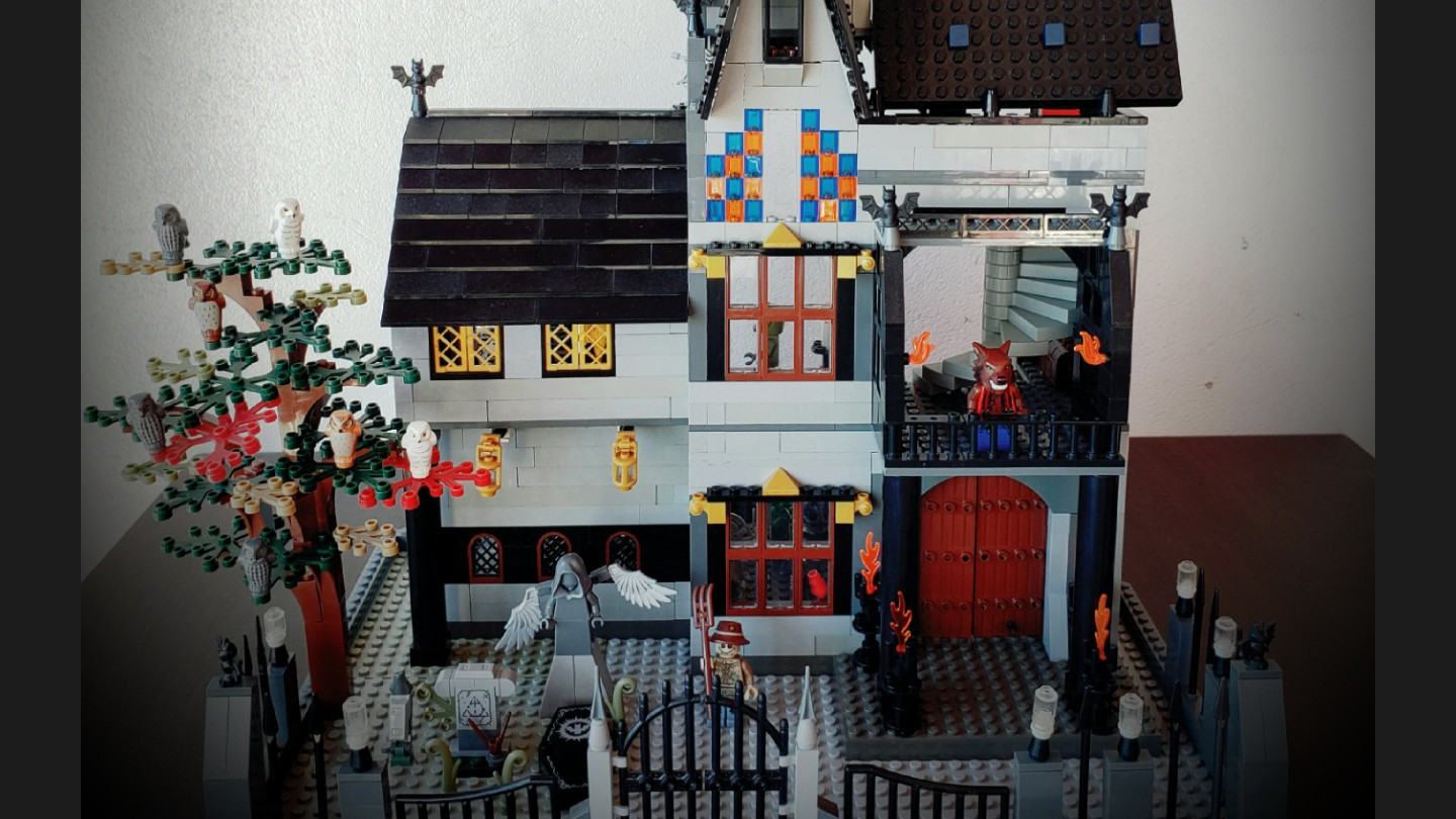 LEGO IDEAS - Spooky Backgrounds - The House of Horror
