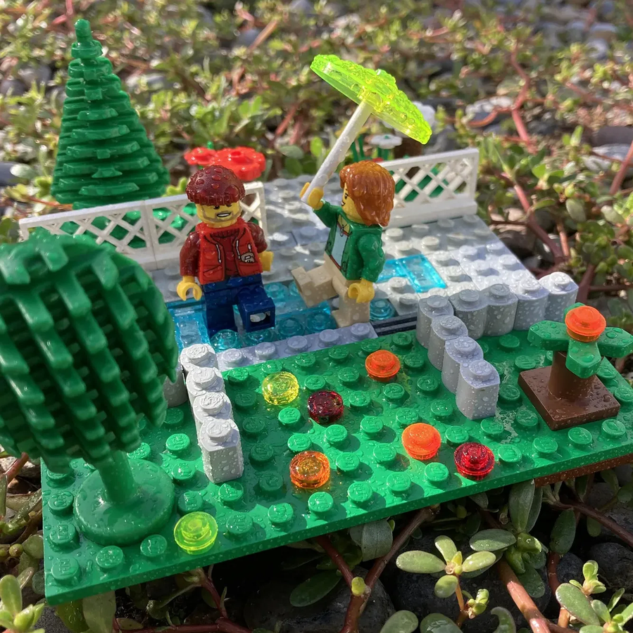LEGO IDEAS - Toy Photography in the rain - Puddles!