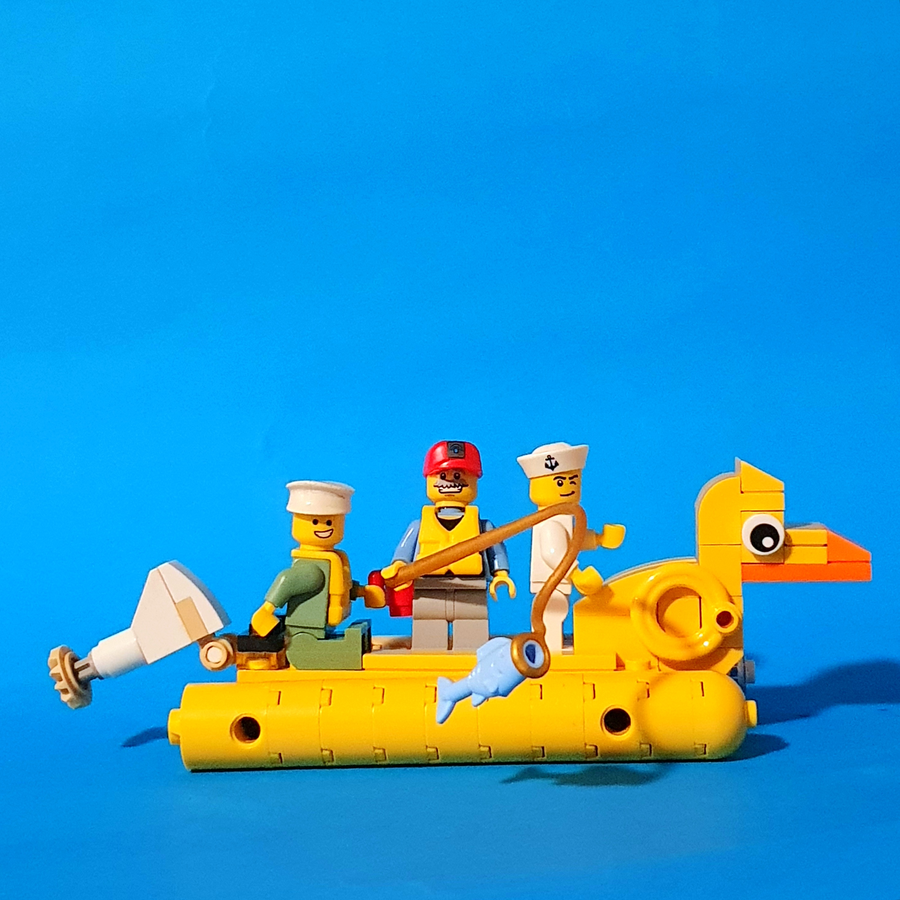 LEGO IDEAS - Coasting on the waves - HMAS Rubber Ducky