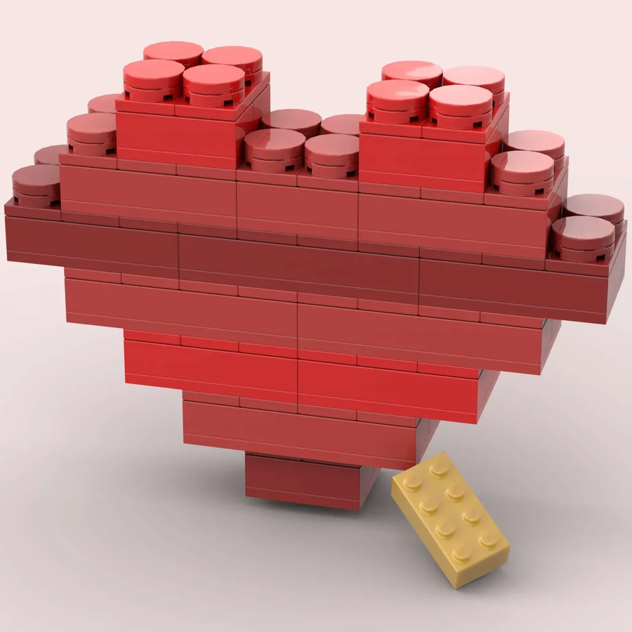 LEGO IDEAS - Build a Heart, Share the Love! - Big Heart, Big Love, With ...