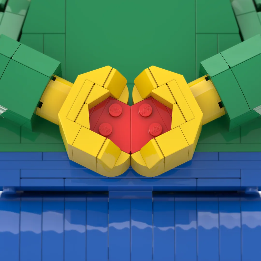 LEGO IDEAS - Build a Heart, Share the Love! - Minifigure Heart Hands