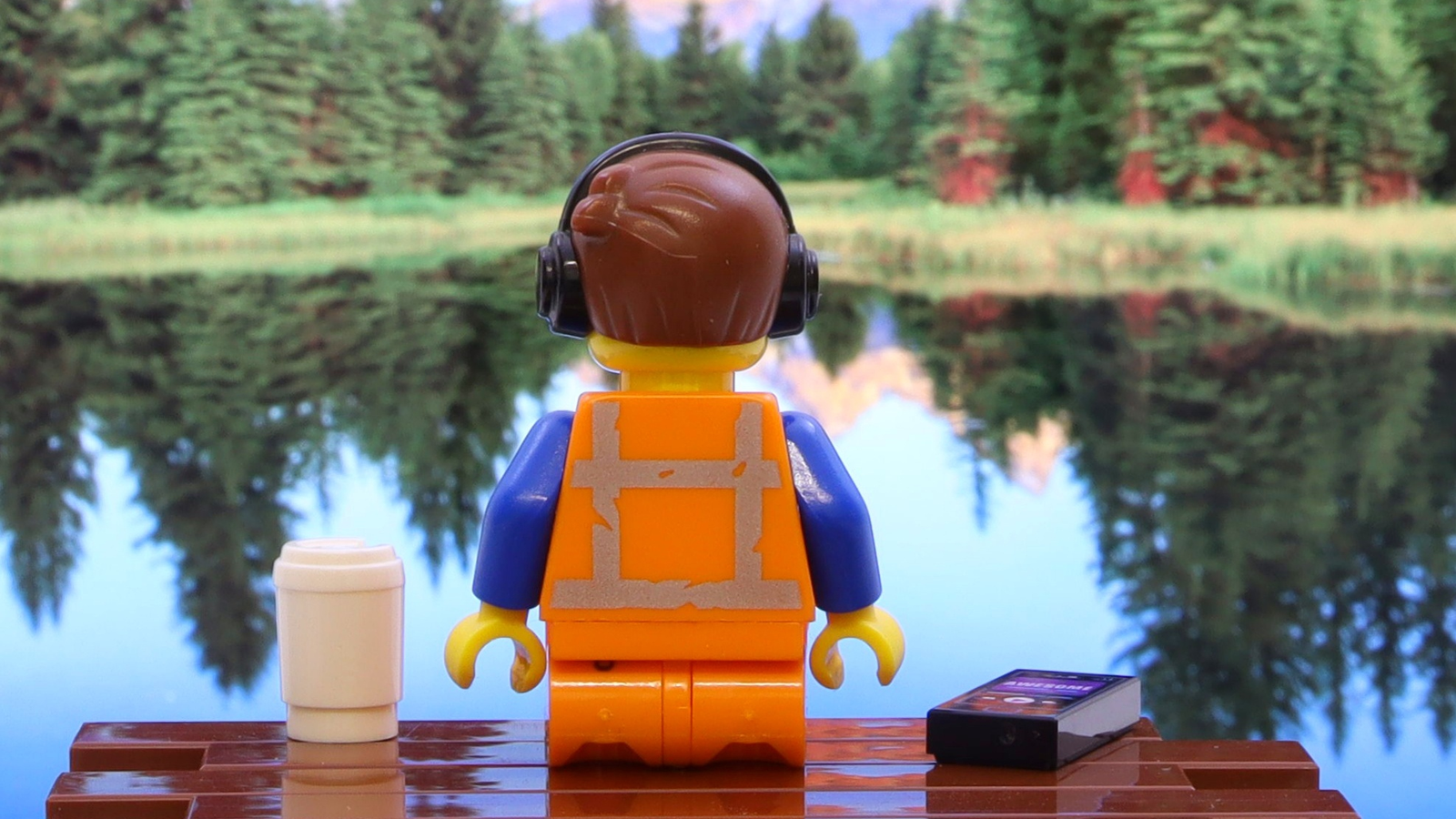 LEGO IDEAS Create A Custom Background For Video Calls Sitting By The Dock Of The Bay