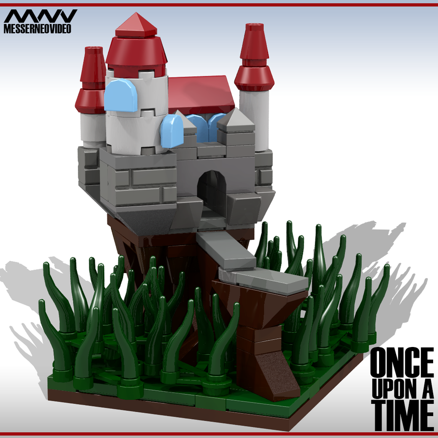 LEGO IDEAS - Once upon a time... - The castle infested with brambles.