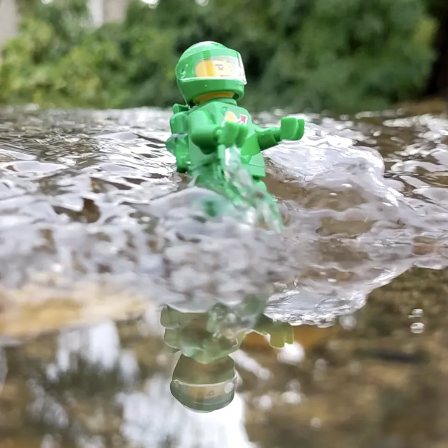 LEGO IDEAS - Toy Photography in the rain - Flood World