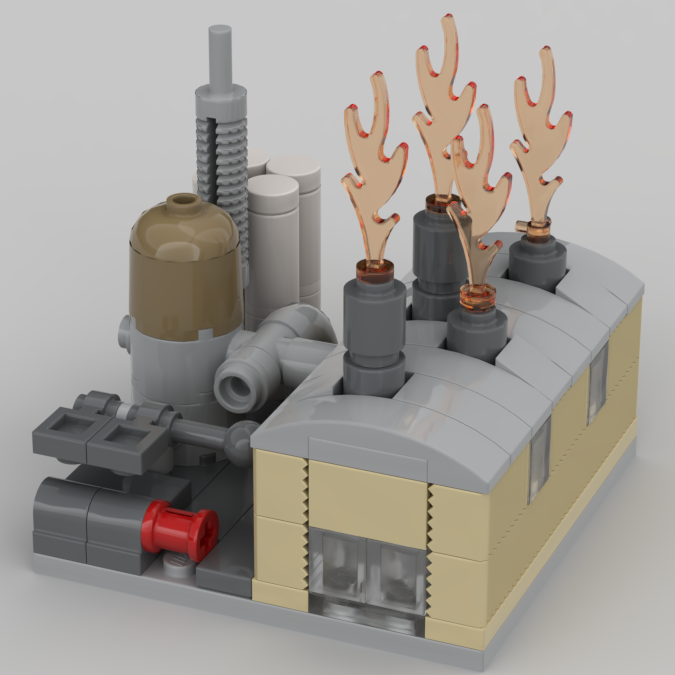 LEGO IDEAS - Build your finest Micro Modular Building! - Old factory