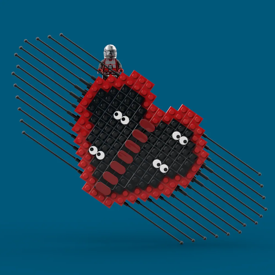 LEGO IDEAS - Build a heart! Share the joy - Spyrius Heart Satellite