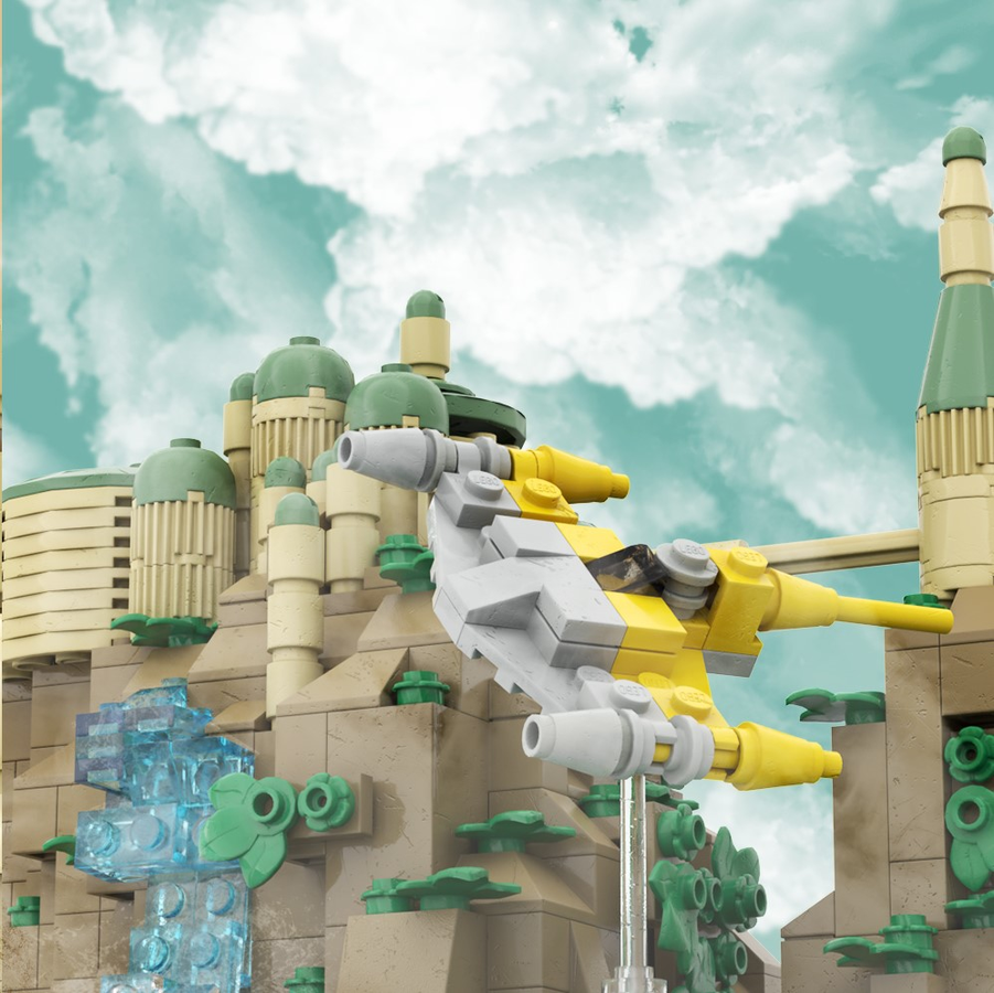 LEGO IDEAS - Mini Scale Star Wars Fleet! - N-1 Starfighter (Naboo)