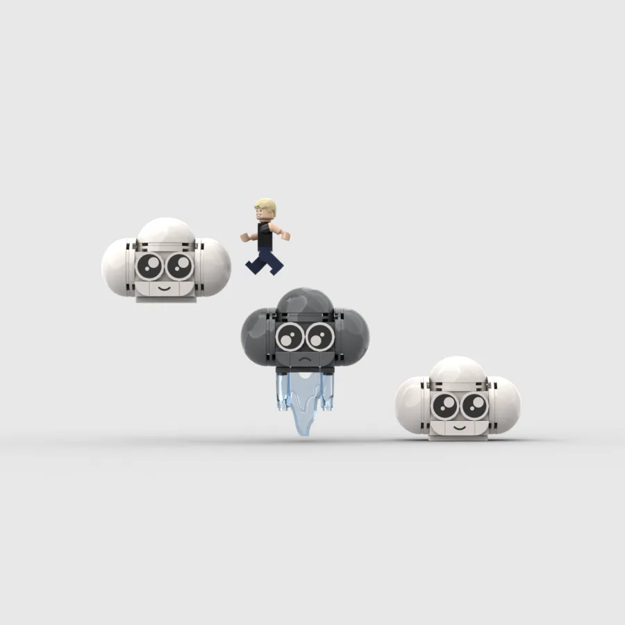 LEGO IDEAS - Fantastical-fueled Fun activity - Happy Clouds and Sad Clouds