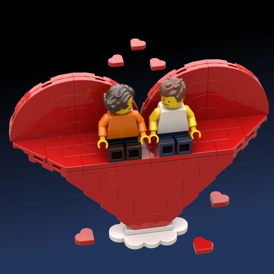 LEGO IDEAS - Build a Heart, Share the Love! - Heart Bench
